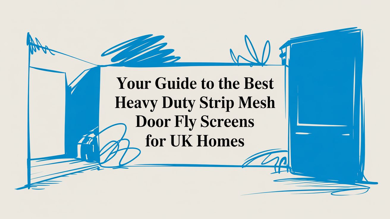 Your Guide To The Best Heavy Duty Strip Mesh Door Fly Screens For UK Homes