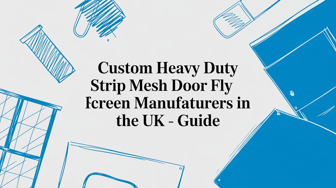 A Guide To Sourcing From Custom Heavy Duty Strip Mesh Door Fly Screen ...